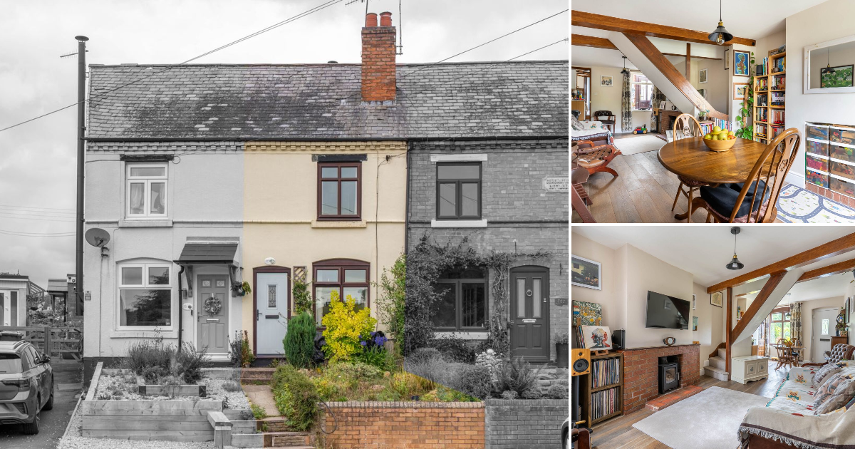 2 bed terraced house for sale in Alcester Road, Burcot, B60