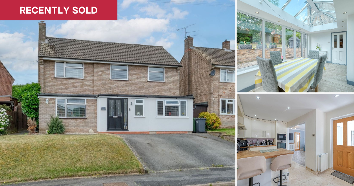 4 bed detached house for sale in Burns Close, Redditch, B97