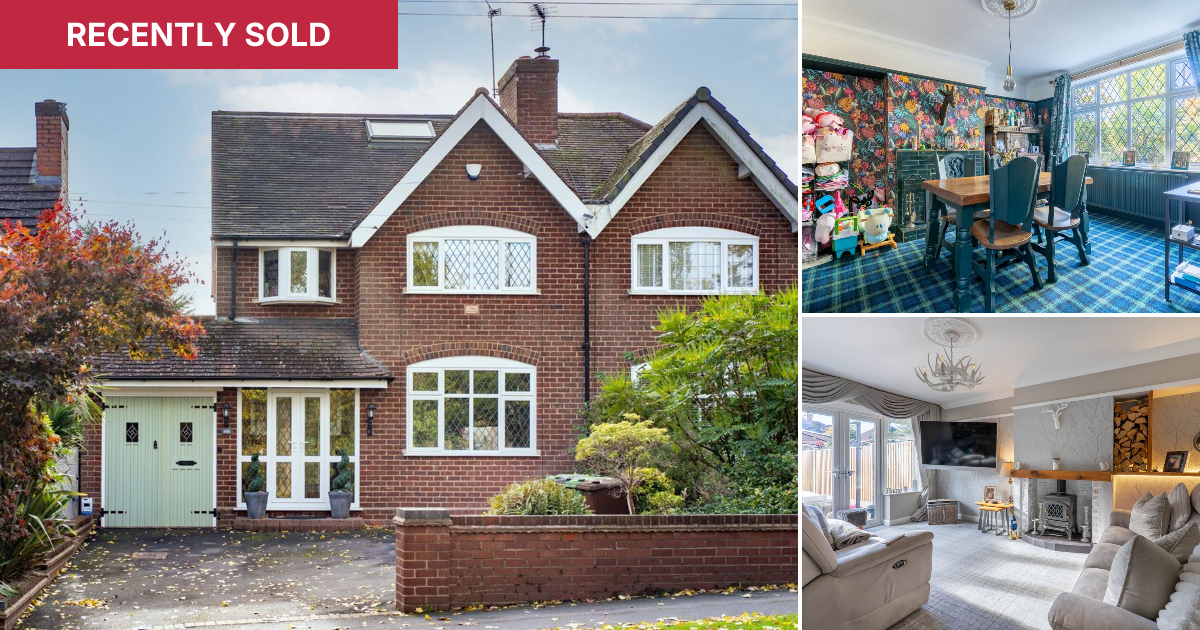 4 bed semi-detached house for sale in Groveley Lane, Cofton Hackett, B45